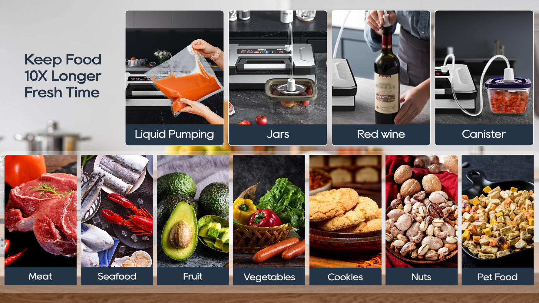 vakumar® | Official Store–Keep Food Fresh with Quality Vacuum Sealers